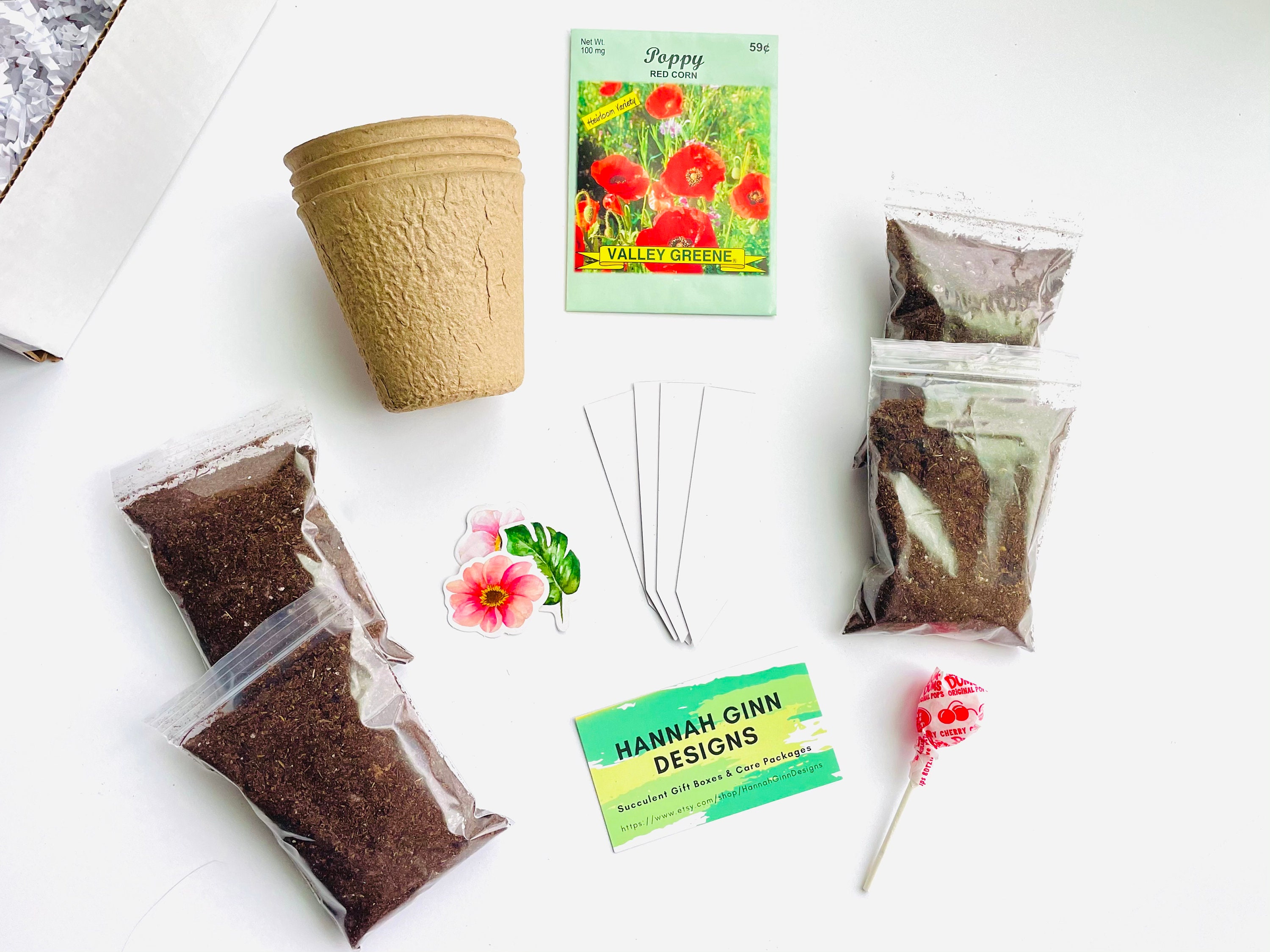 Poppy Grow Kit | Grow Your Own Poppies | Poppy Gift | Gift Box ...