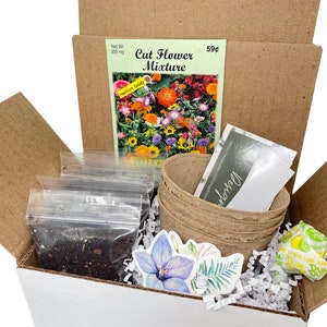 Mixed Flower Grow Kit | Grow Your Own Mixed Flower | Mixed Flower Gift ...