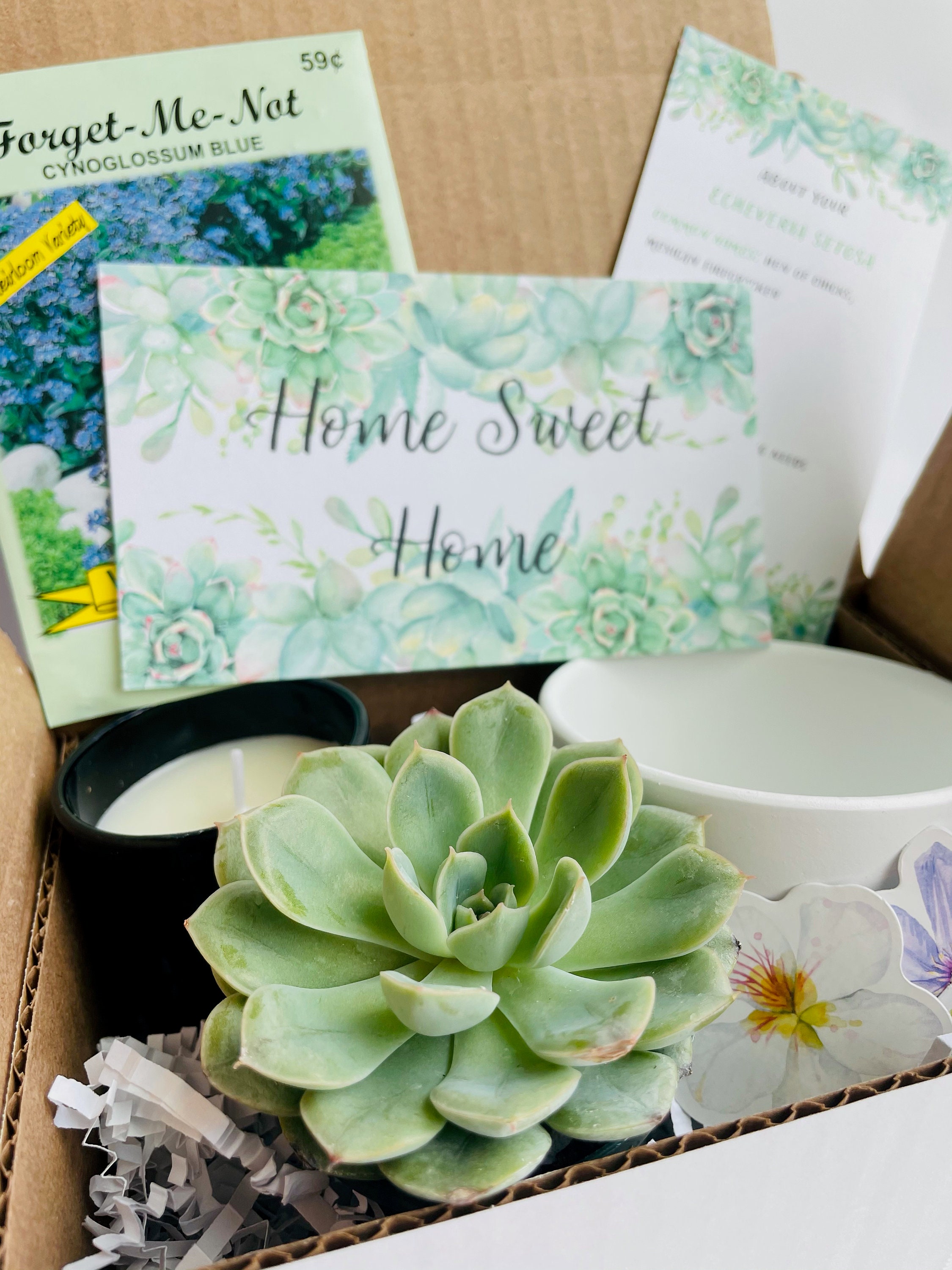 Housewarming Gift Box New Home Gift New Home Card Happy - Etsy