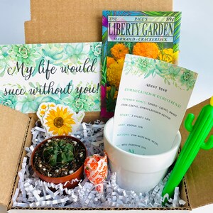Succulent Gift Box | Plant Gift Box | Custom Gift Box | Care Package ...