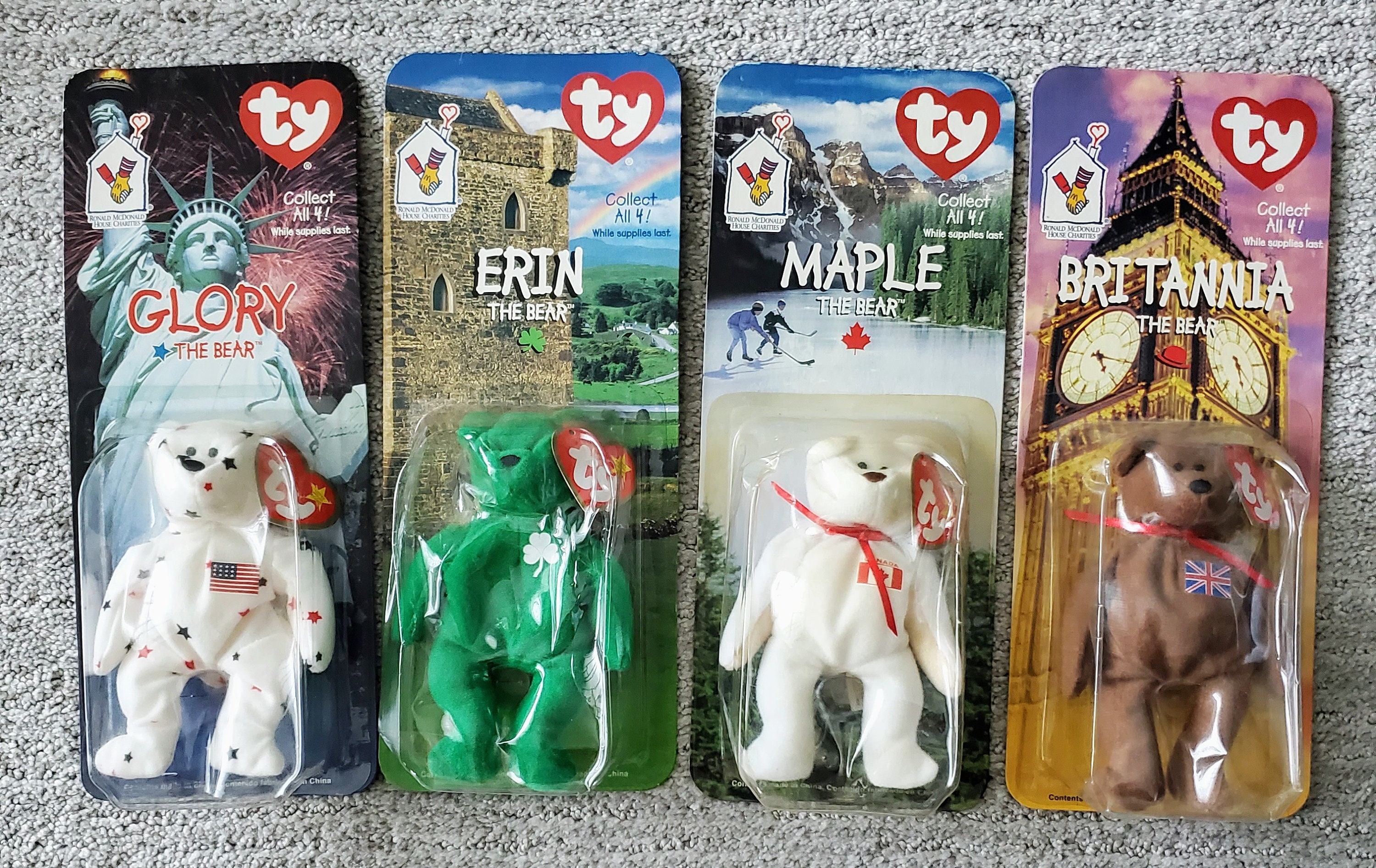Mcdonalds beanie babies international bears errors store
