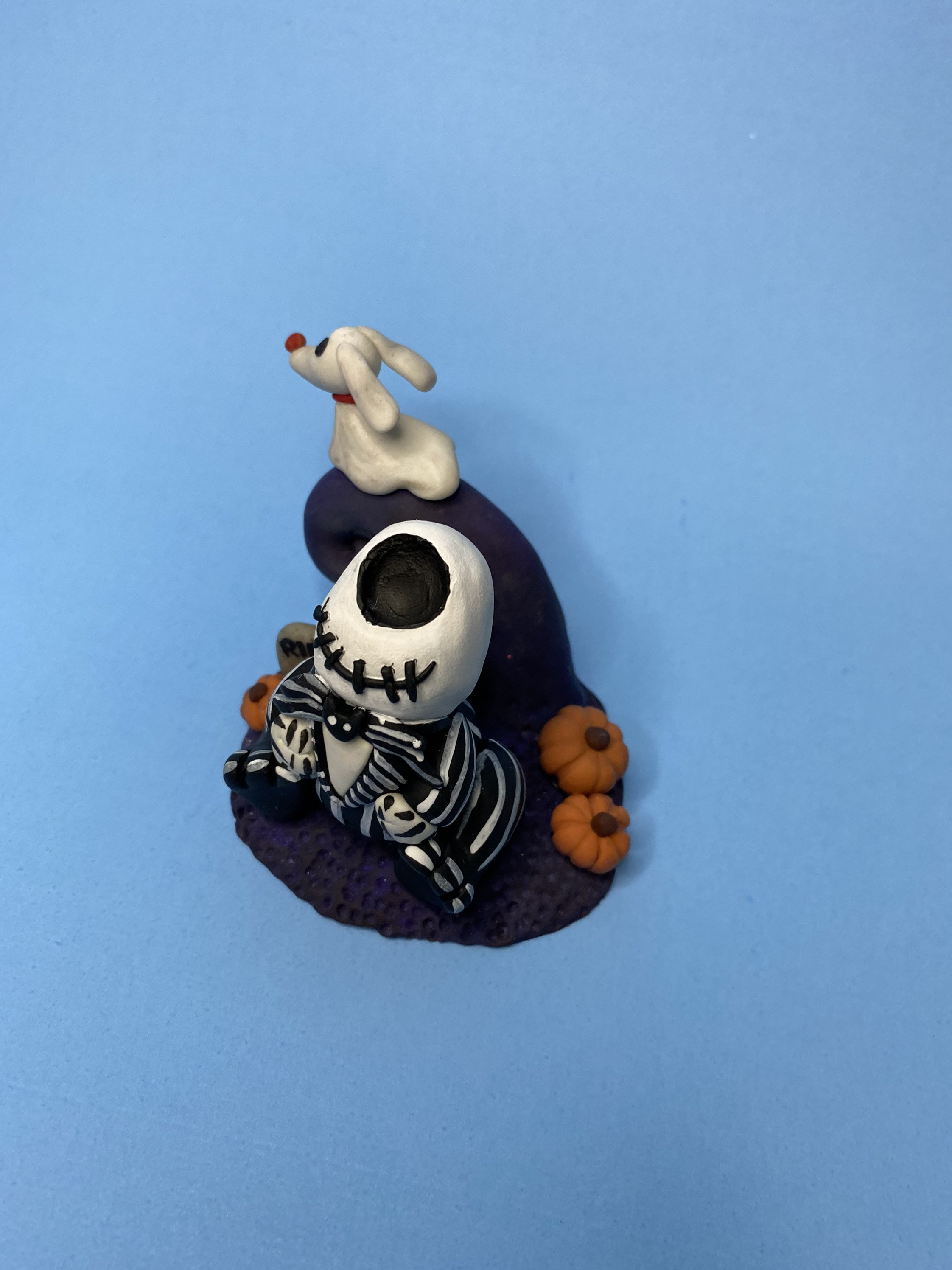 Jack Skellington Cyclops Sculpture, Clay Cyclops, Nightmare Before ...