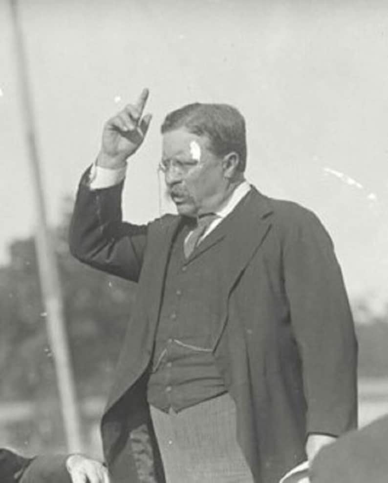 Theodore teddy Roosevelt Bookends Rare Famous Pose - Etsy