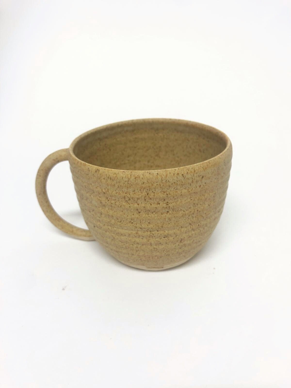 Handmade Ceramic Mug Dusty Yellow Cup 500ml Yellow Mugs | Etsy