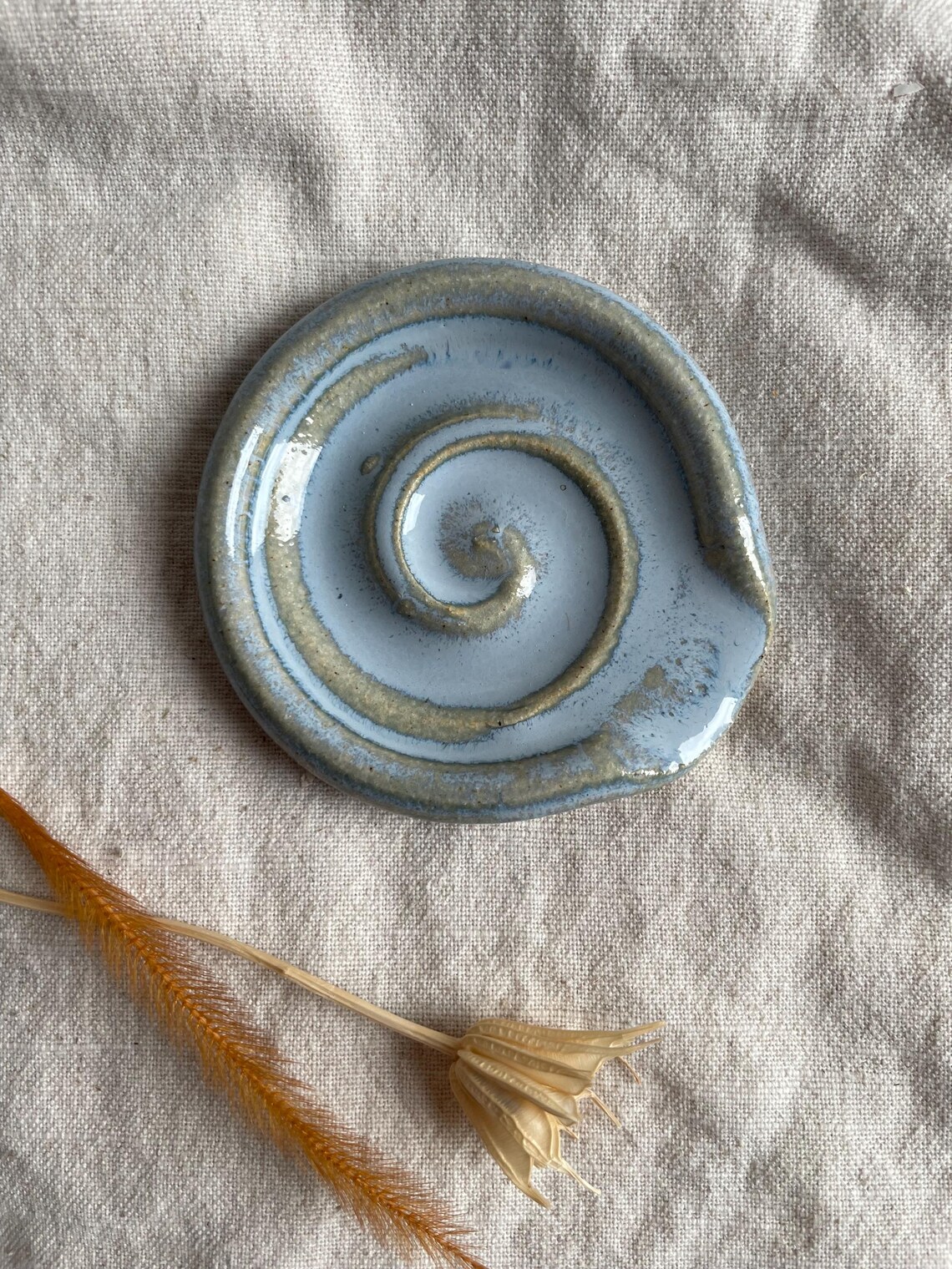 Mini Blue Spoon Rest, Sky Blue Kitchen Decor, Spring Home Design ...