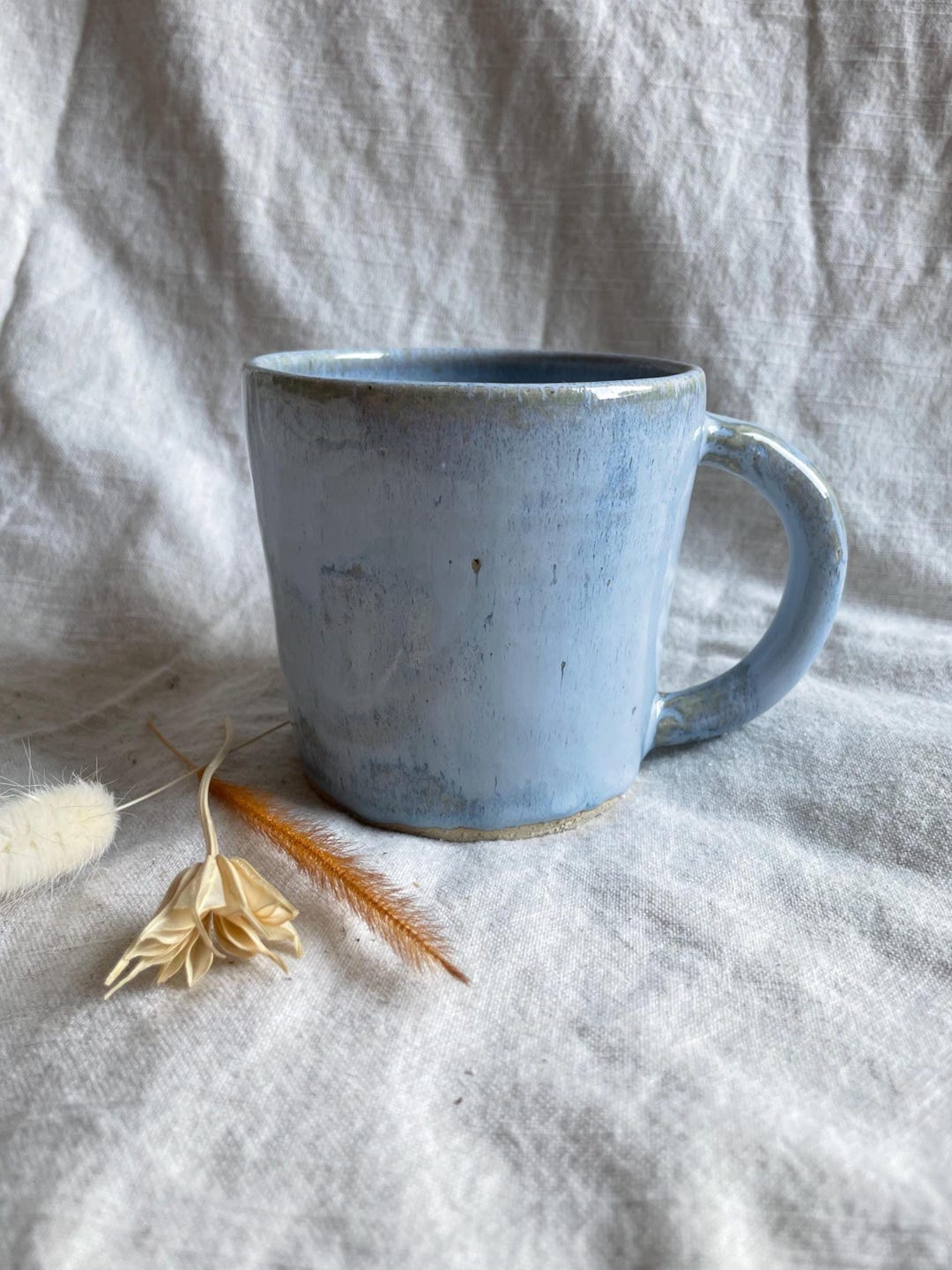 Sky Blue 400ml Mug, Sky Blue Cup, Large Blue Mug, Blue Spring Decor ...