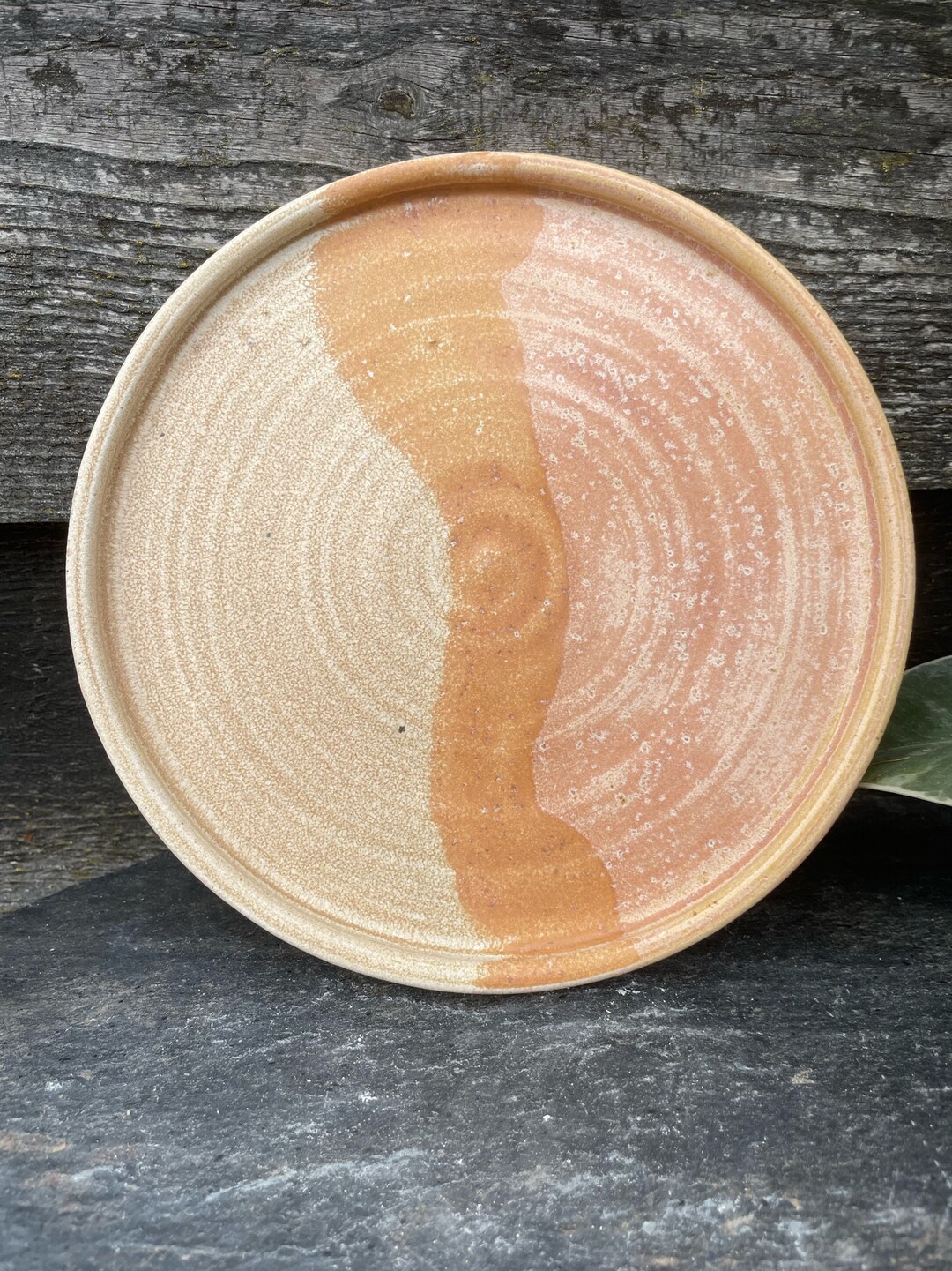 NEW DUNES Plate, Thrown Ceramic Plates, Handmade Lunch Platter, Unique ...