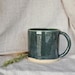 Handmade Ceramic Mug Deep Green Cup 400ml Green Mugs Unique - Etsy