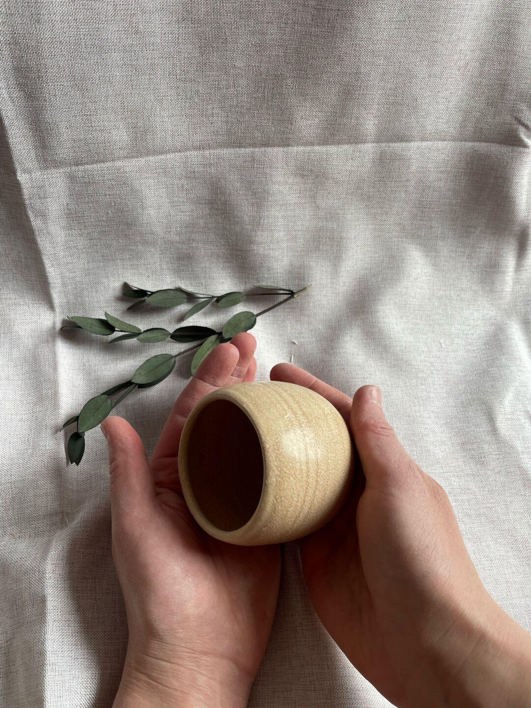 Cream Mini Salt Pig, Salt Cellar, Rock Salt Container, Handmade Kitchen ...