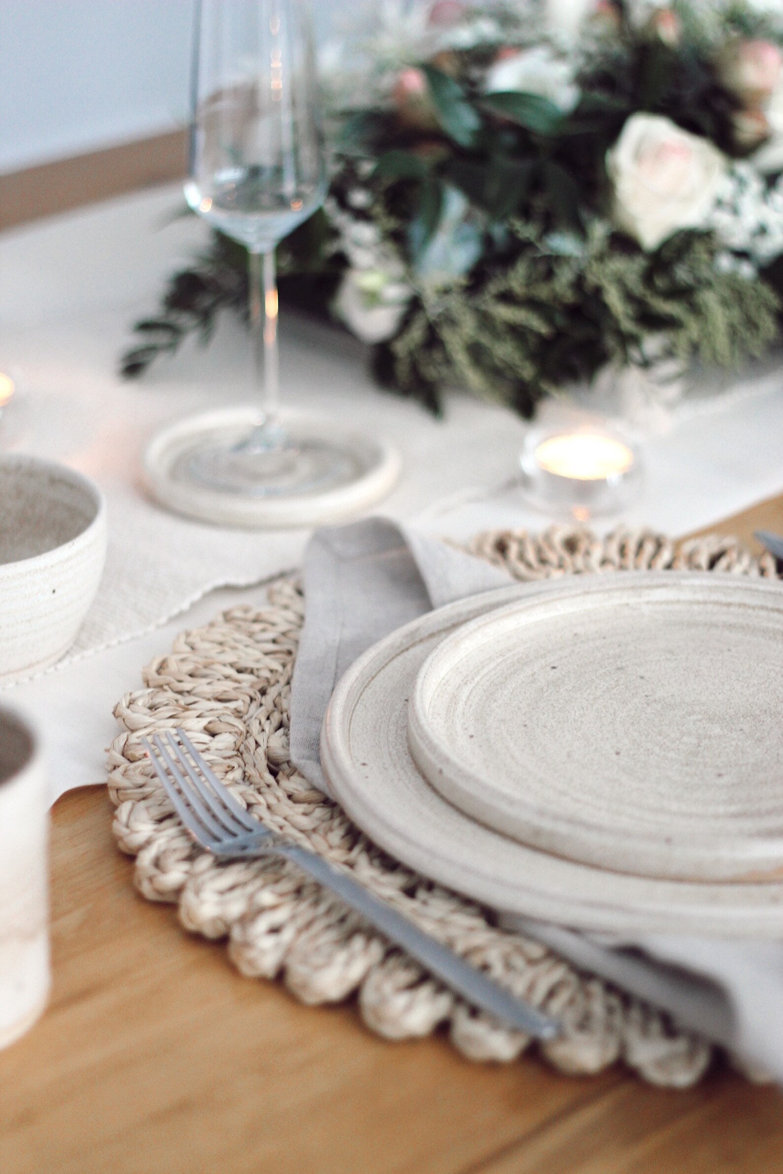 Thrown Ceramic Plates Handmade Lunch Plate Unique Beige - Etsy UK