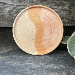 NEW DUNES Plate, Thrown Ceramic Plates, Handmade Lunch Platter, Unique ...