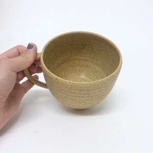 Handmade Ceramic Mug Dusty Yellow Cup 500ml Yellow Mugs | Etsy