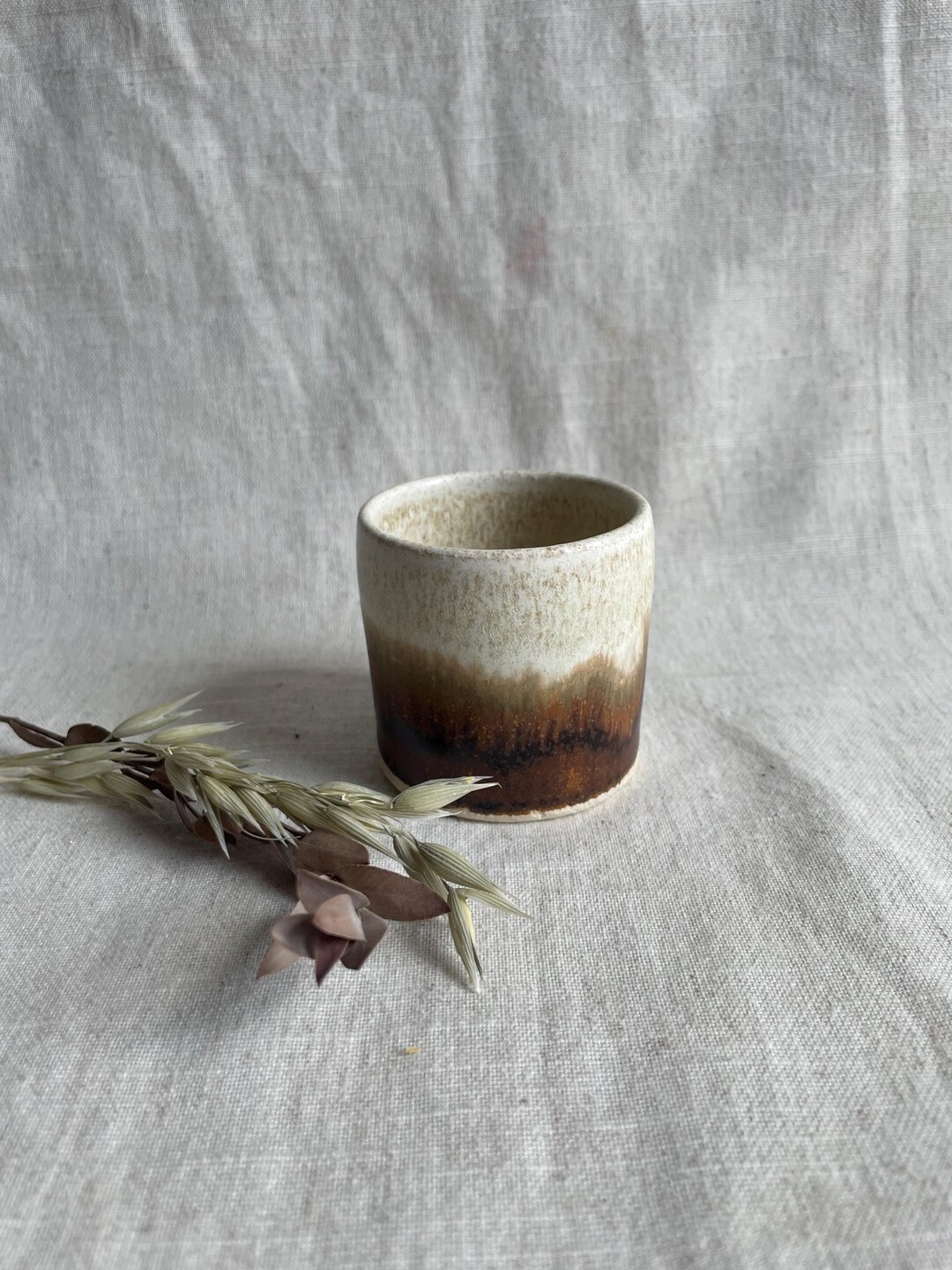 Sandstorm Ceramic Espresso Cup, 50ml Cream Mugs, Ceramic Mug, Handmade ...