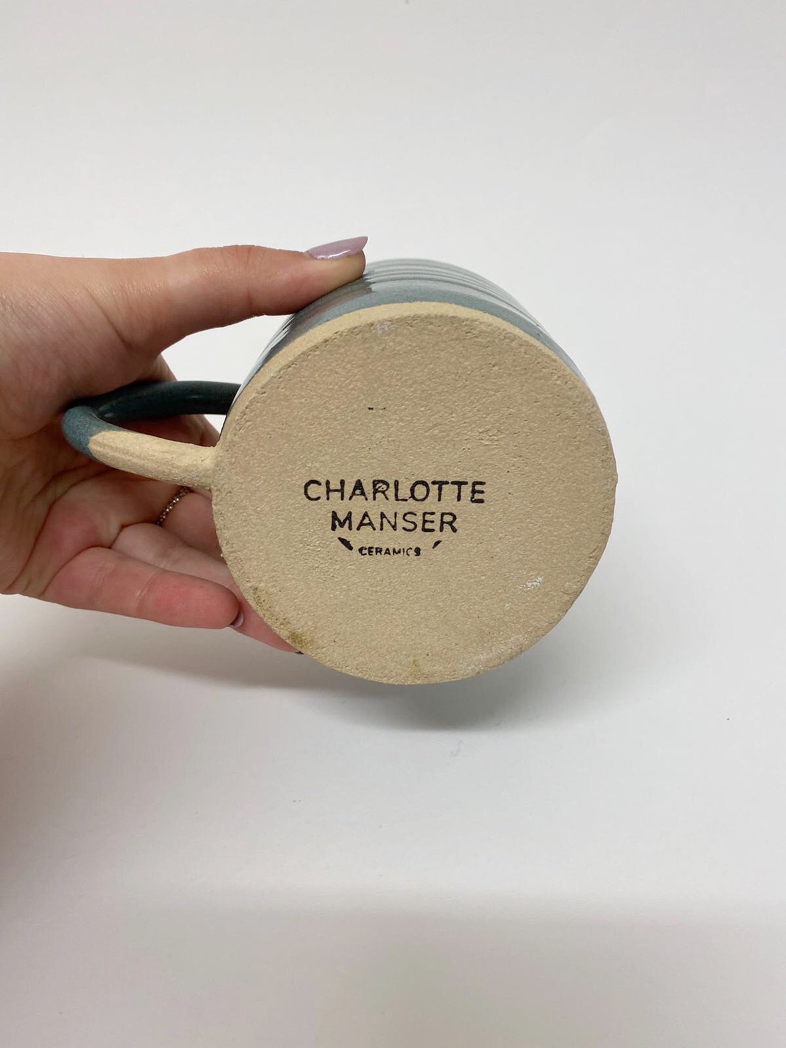 Handmade Ceramic Mug Deep Green Cup 400ml Green Mugs Unique - Etsy UK