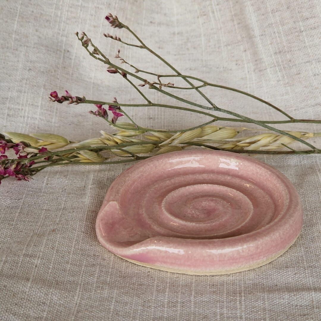 Mini Candy Floss Pink Spoon Rest, Pink Kitchen Decor, Spring Home ...