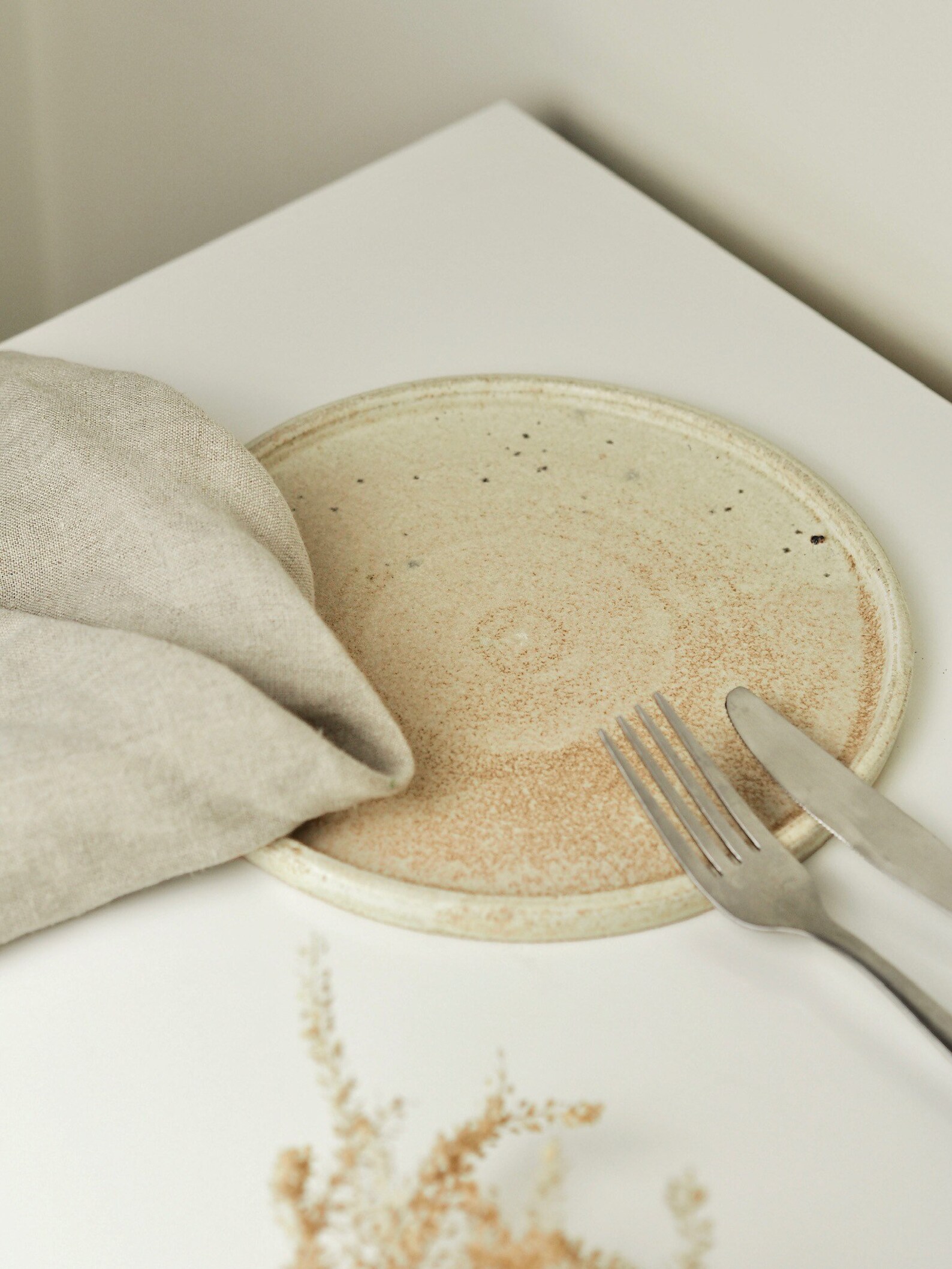 Thrown Ceramic Plates Handmade Lunch Plate Unique Beige - Etsy UK
