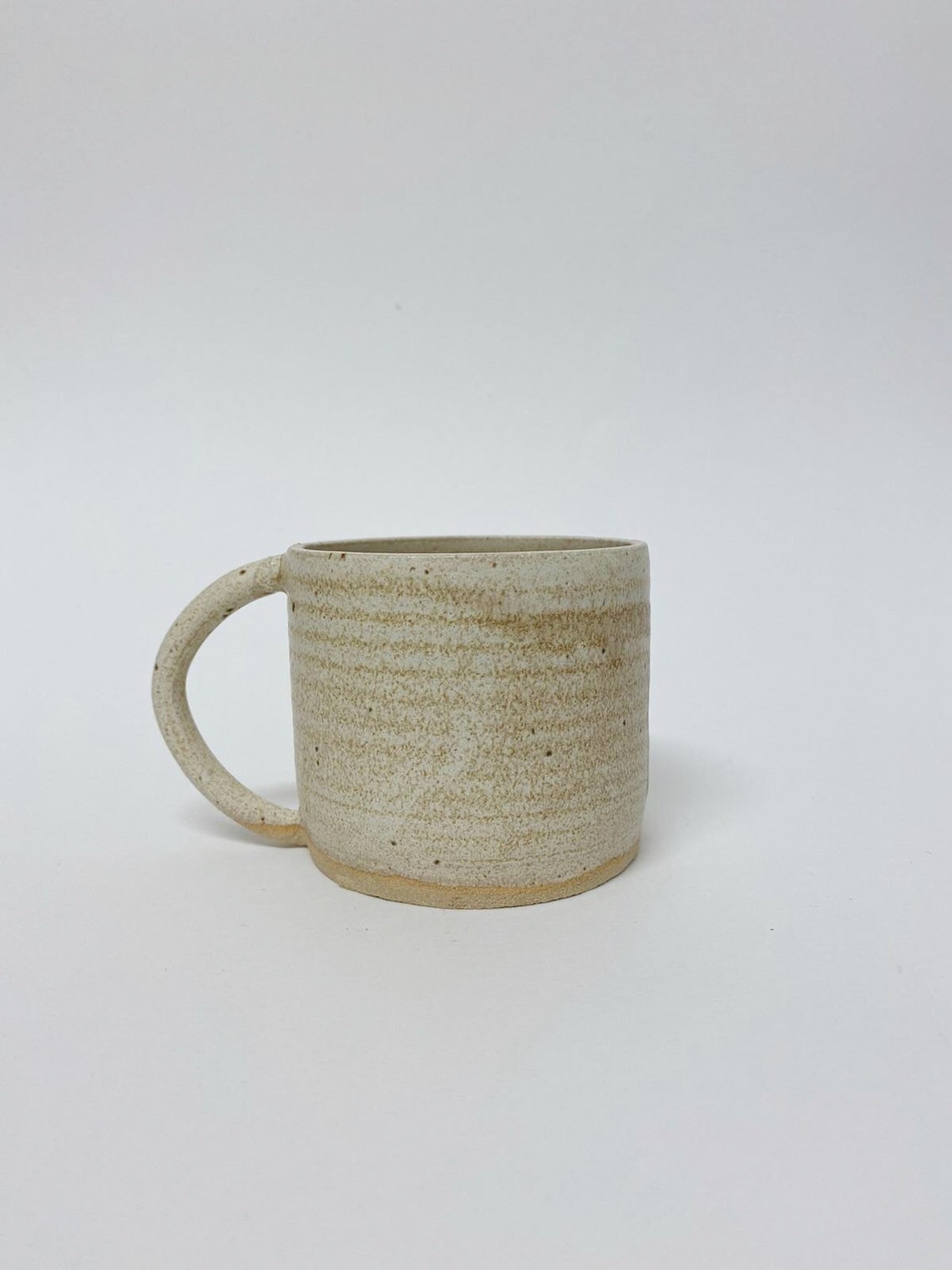 Handmade Ceramic Mug Cream Glazed Cup 300ml Cream Mugs - Etsy