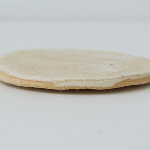 Cream Set of Coasters, Handmade Ceramic Coaster, Circle Drink Coasters ...