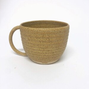 Handmade Ceramic Mug Dusty Yellow Cup 500ml Yellow Mugs | Etsy