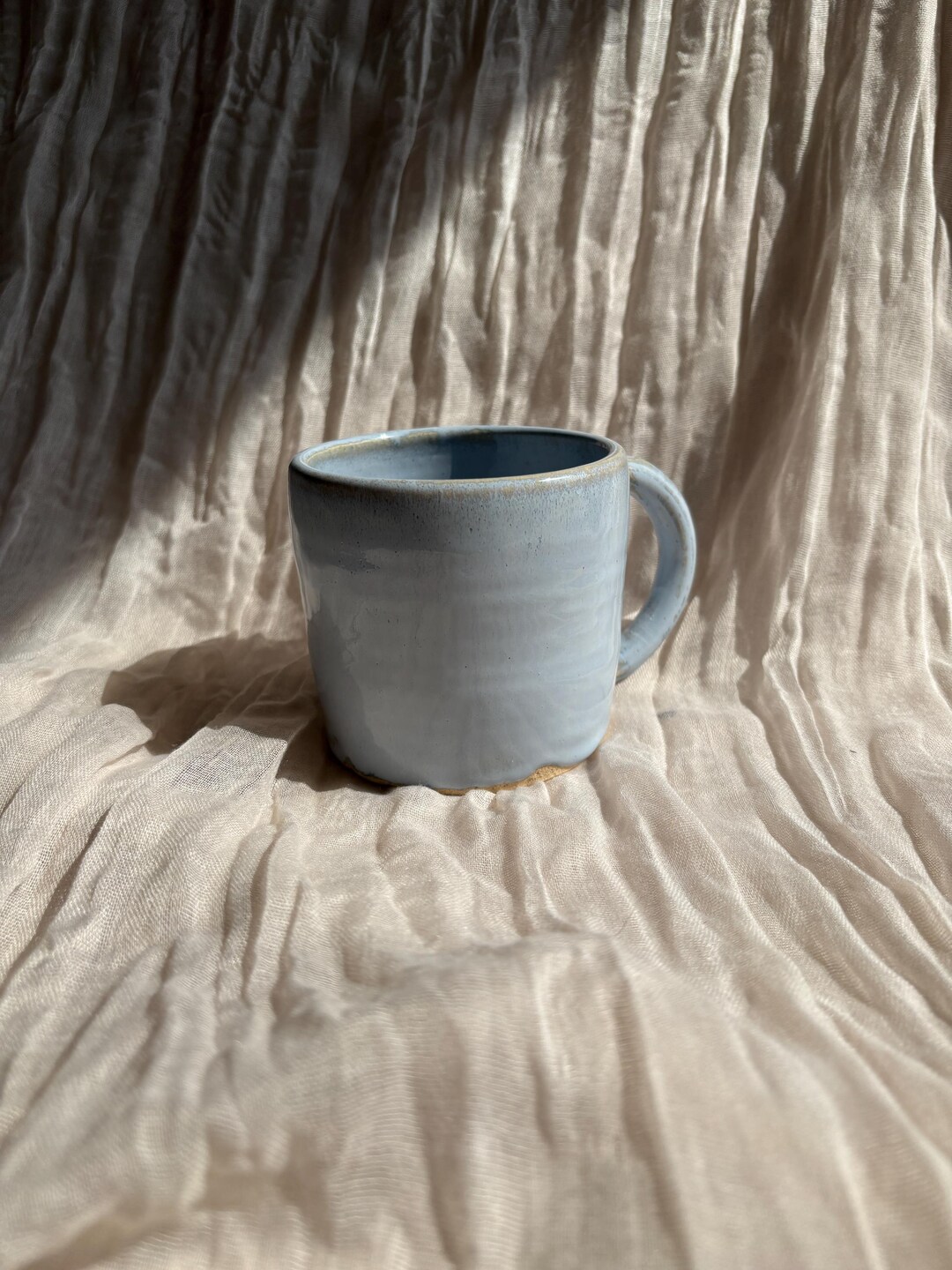 Sky Blue Ceramic Mug, Blue Cup, 300ml Blue Mugs, Unique British Gift ...