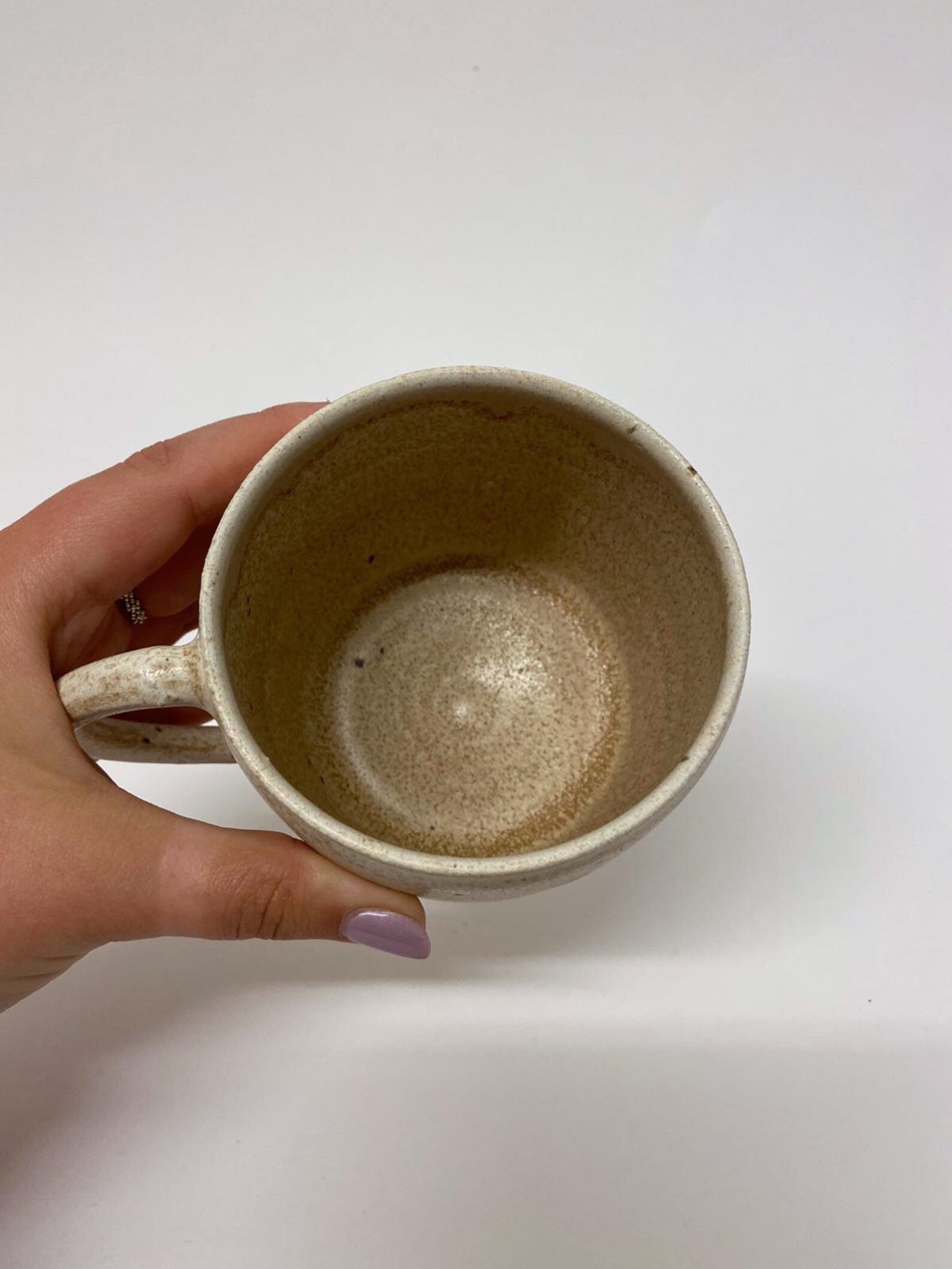 Handmade Ceramic Mug Cream Glazed Cup 400ml Cream Mugs - Etsy UK