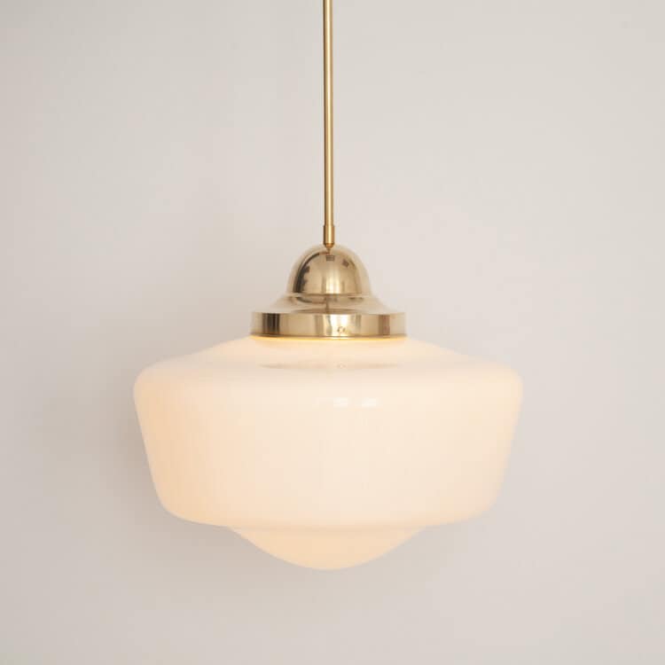 Apollo Large Opal Glass Pendant Light - Etsy UK