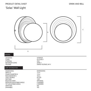 Solas Wall Light - Cork - Etsy