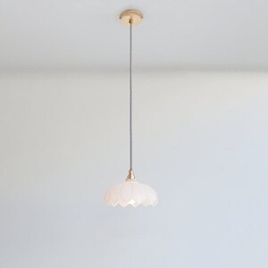 Petal Fabric Shade Pendant Light - Etsy