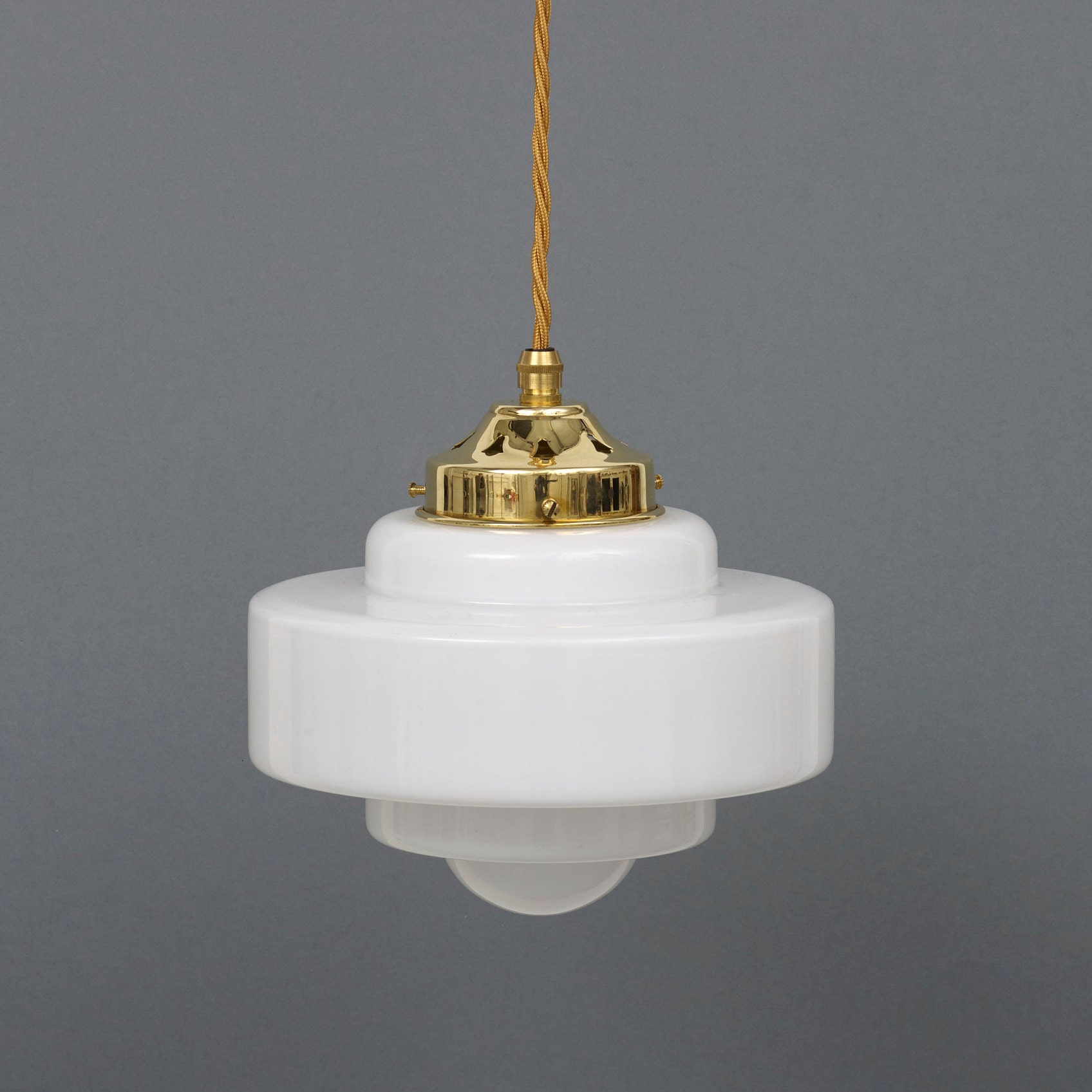 Atlas Opal Pendant Light - Etsy UK