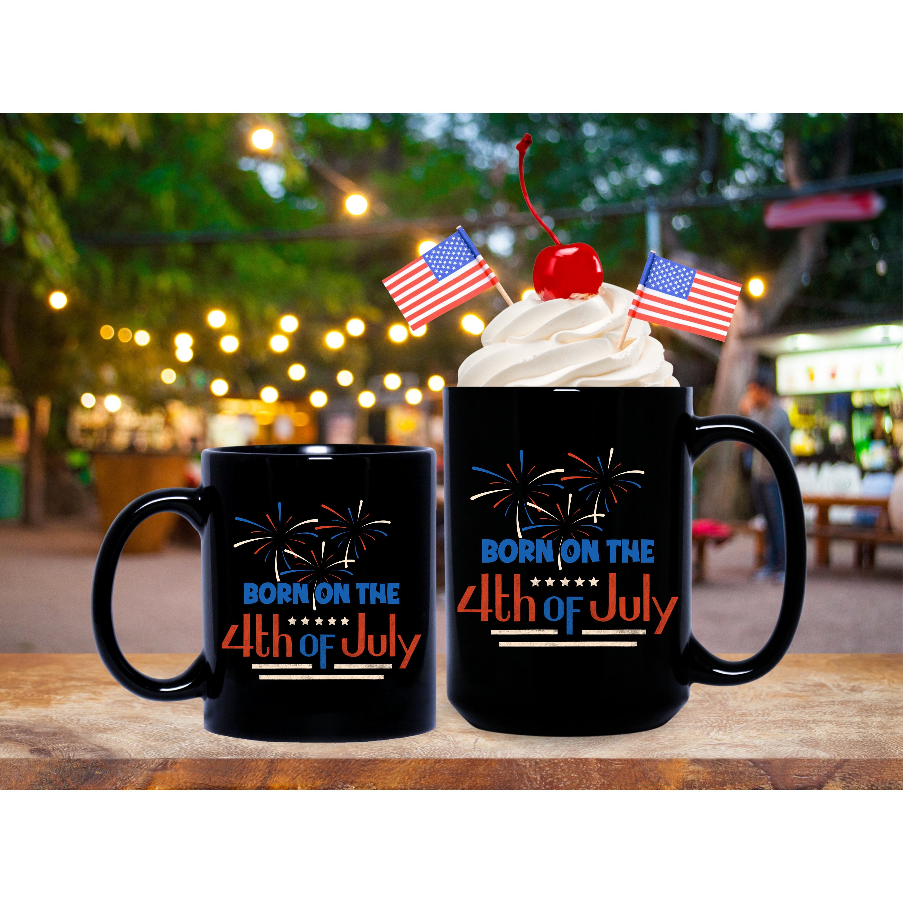 July 4th Coffee Mug, July 4th Birthday Mug, 4th of July Birthday Mug ...
