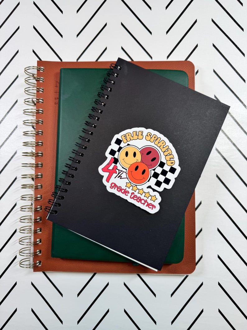 Retro Teacher Stickers, Elementary Stickers for Teacher, 1st Grade ...