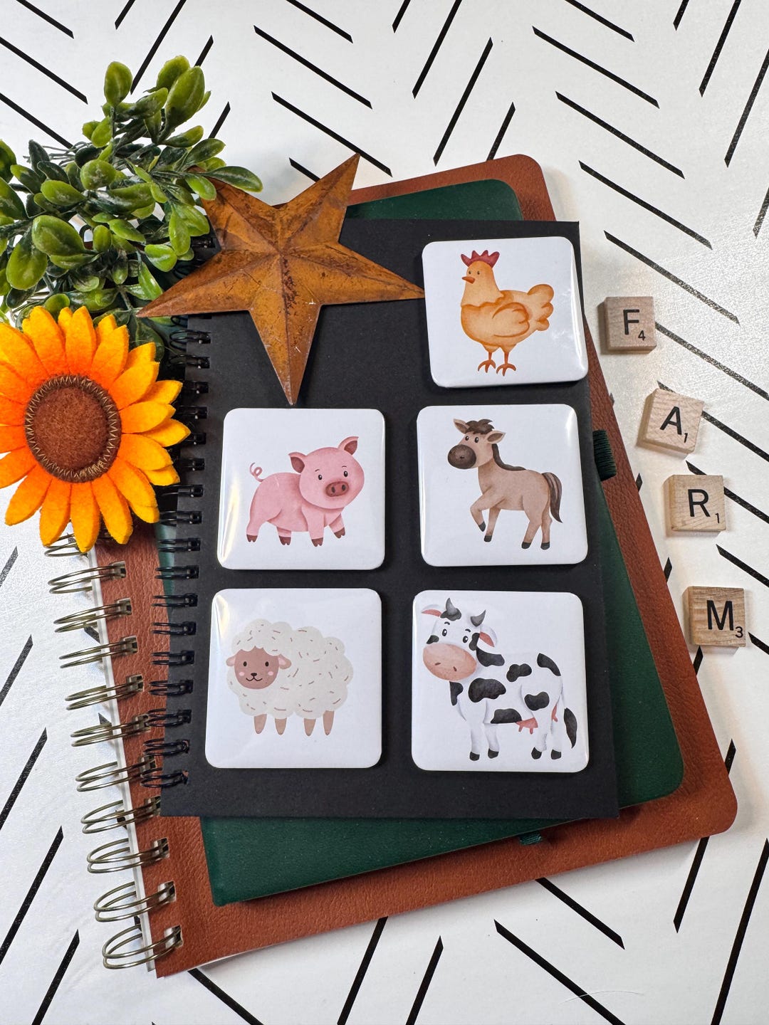 Farm Animal Gift, Farm Magnets, Farm Animals, Farm Home Decor, Fridge ...