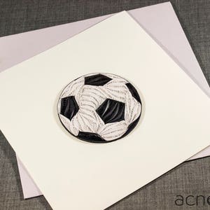 3D Blank Quilled Card Happy Birthday Football Quilling Card - Etsy