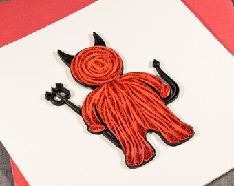 3D Handmade Halloween Card Blank Quilled Zombie Quilling - Etsy