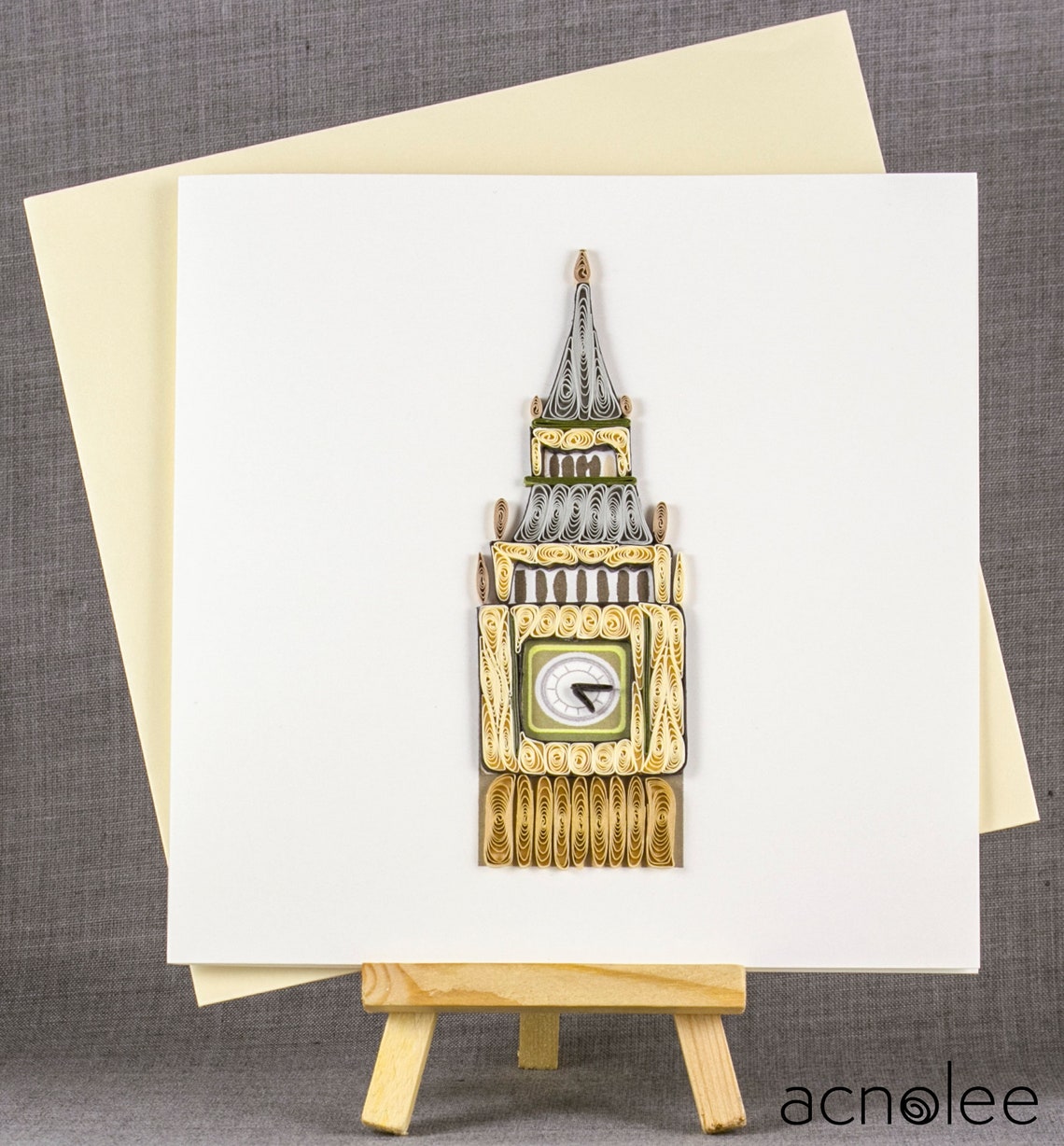 3D Blank Quilled London Big Ben Quilling Card - Etsy