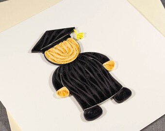 3D Blank Quilled Trophy Congrats Card Congratulations Quilling | Etsy