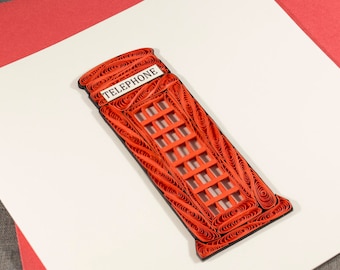 3D Blank Quilled London Big Ben Quilling Card - Etsy