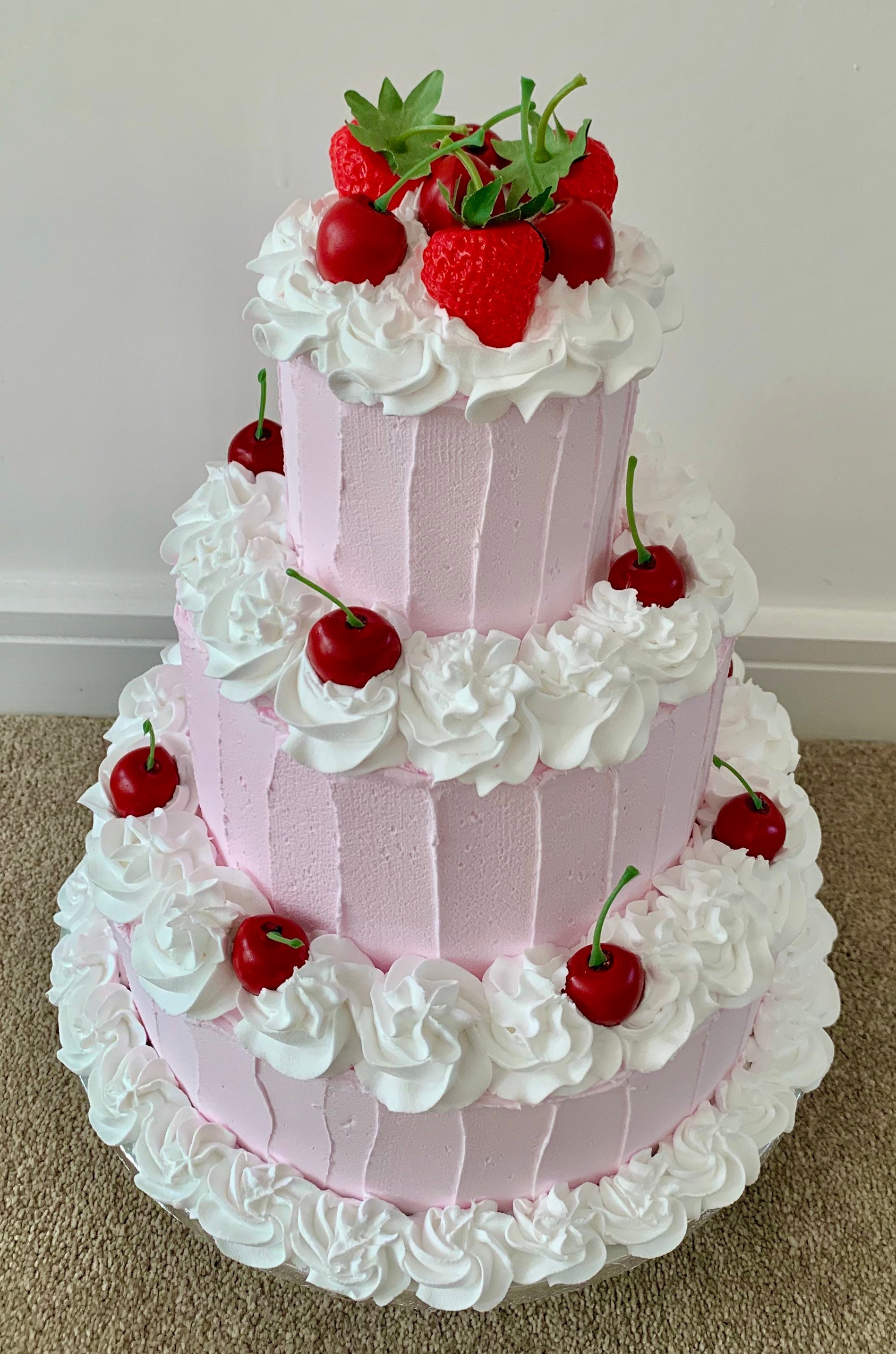 Fake/faux 3 Tier Cake Display Prop, Shabby Chic Style, Marie Antoinette ...