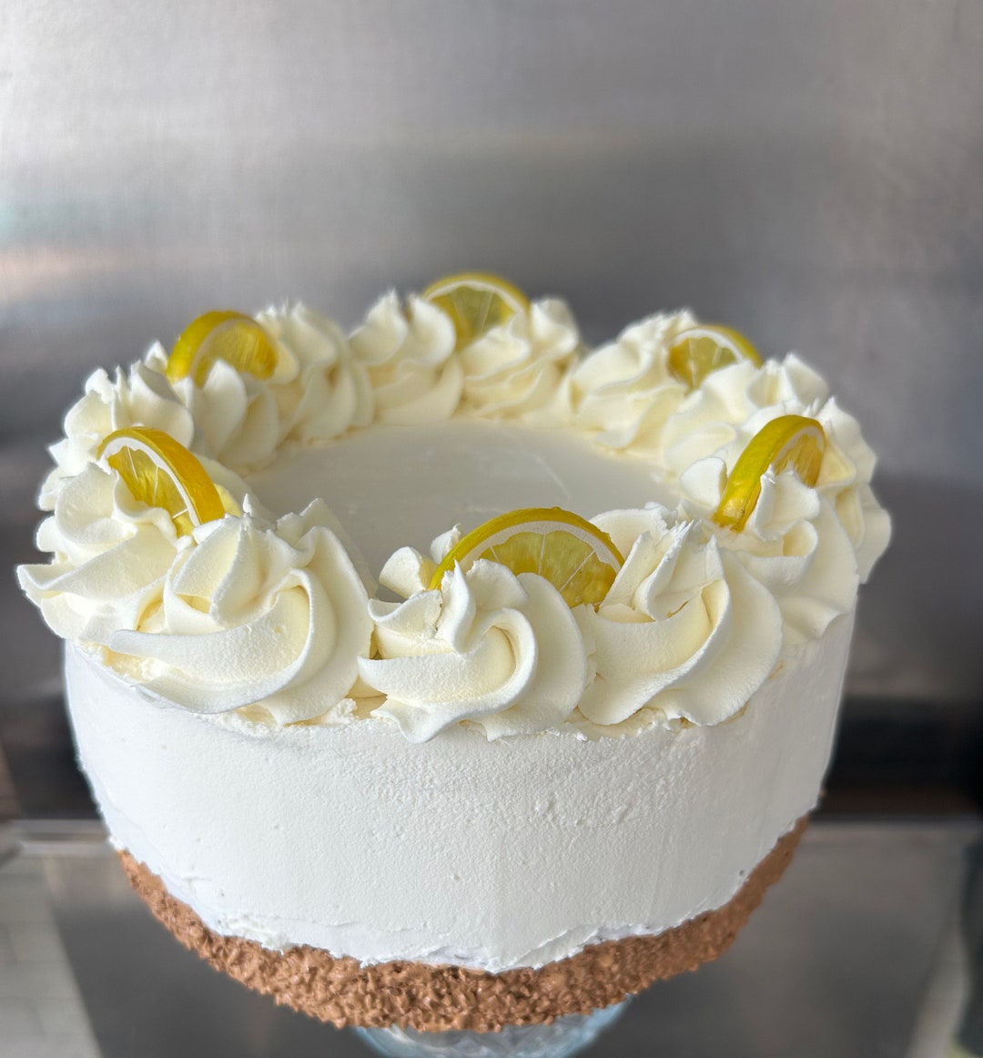 Fake Lemon Cheesecake for Display Prop Cake Stands and More - Etsy