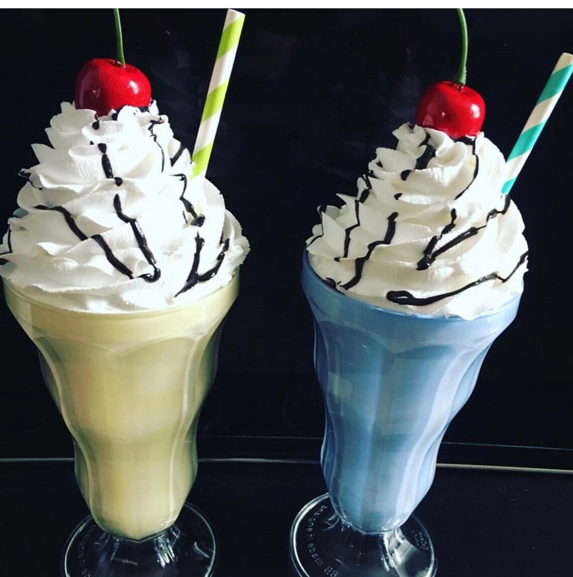 Fake Milkshake Prop All Flavours Made Retro American Diner - Etsy Canada