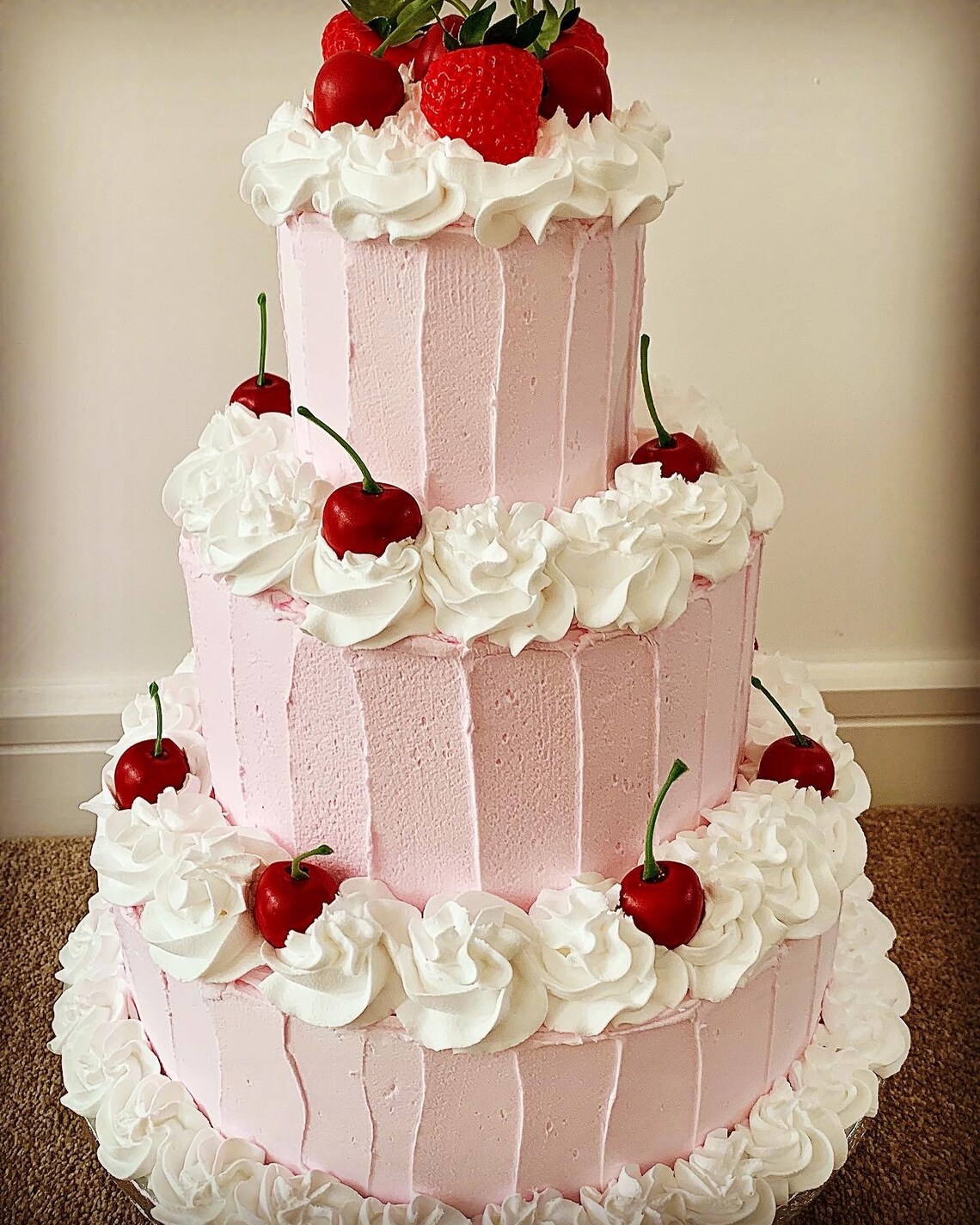 Fake/faux 3 Tier Cake Display Prop, Shabby Chic Style, Marie Antoinette ...