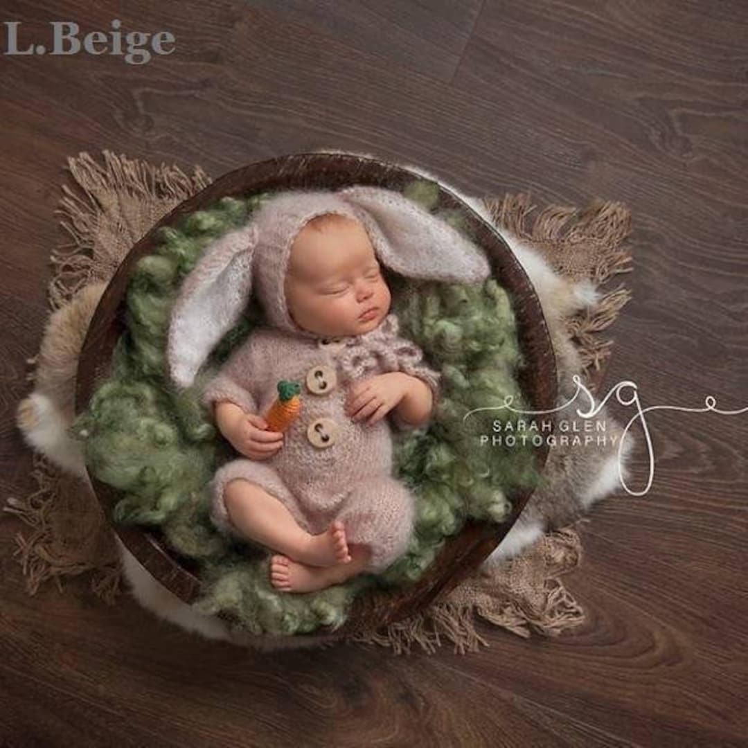 Newborn Bunny,photo Prop,newborn Romper,newborn Props,photography Props ...