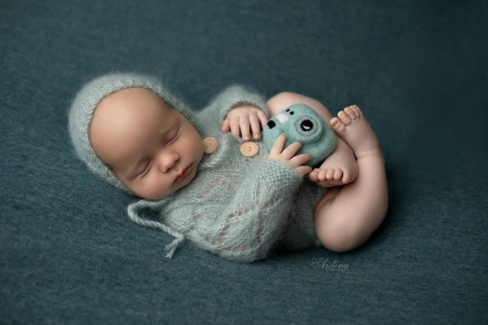 Newborn Outfit,newborn Knitted Props,newborn Set,newborn Knit Bonnet ...