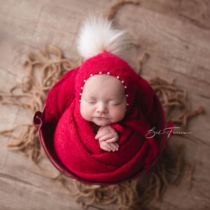 Newborn Outfit,newborn Props,photo Props,newborn Wrap and Hat,baby ...