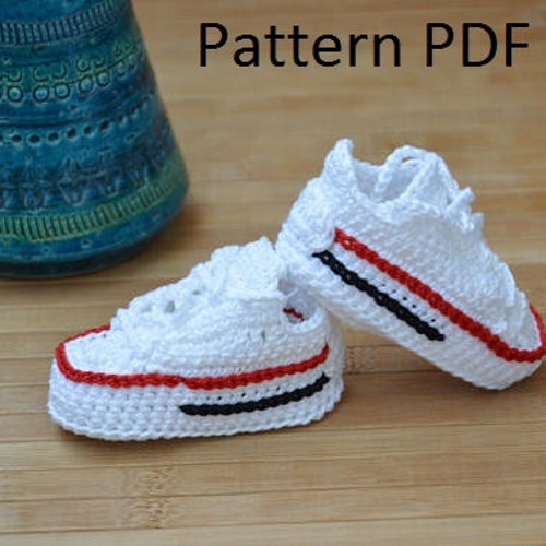 Crochet Converse Pattern Converse Crochet Shoes - Etsy