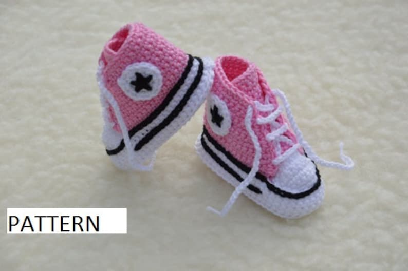 Crochet Converse Pattern, Converse Crochet Shoes - Etsy