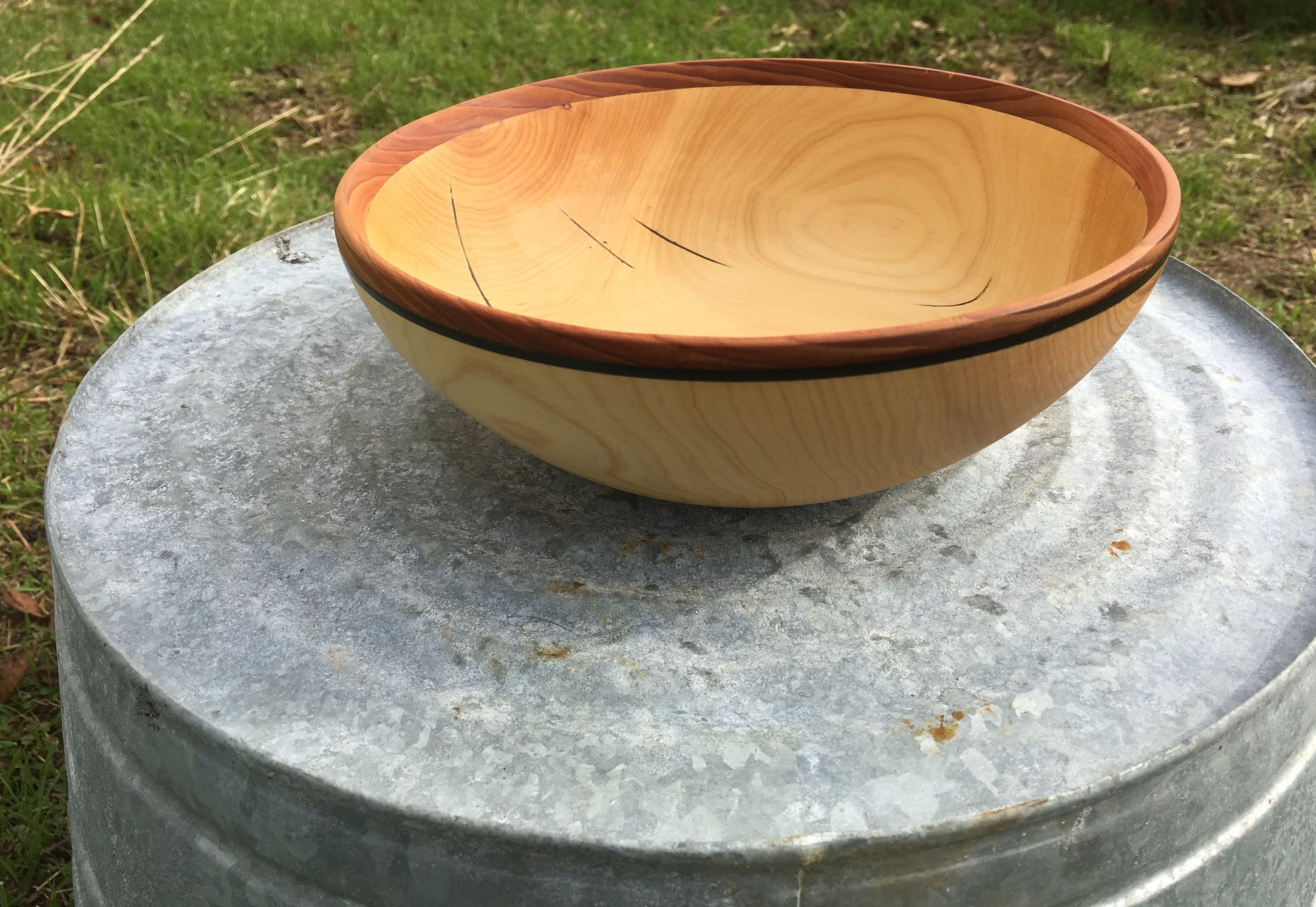 Hand Turned Yarn Bowl Display Bowl Handmade Light Wood With - Etsy ...