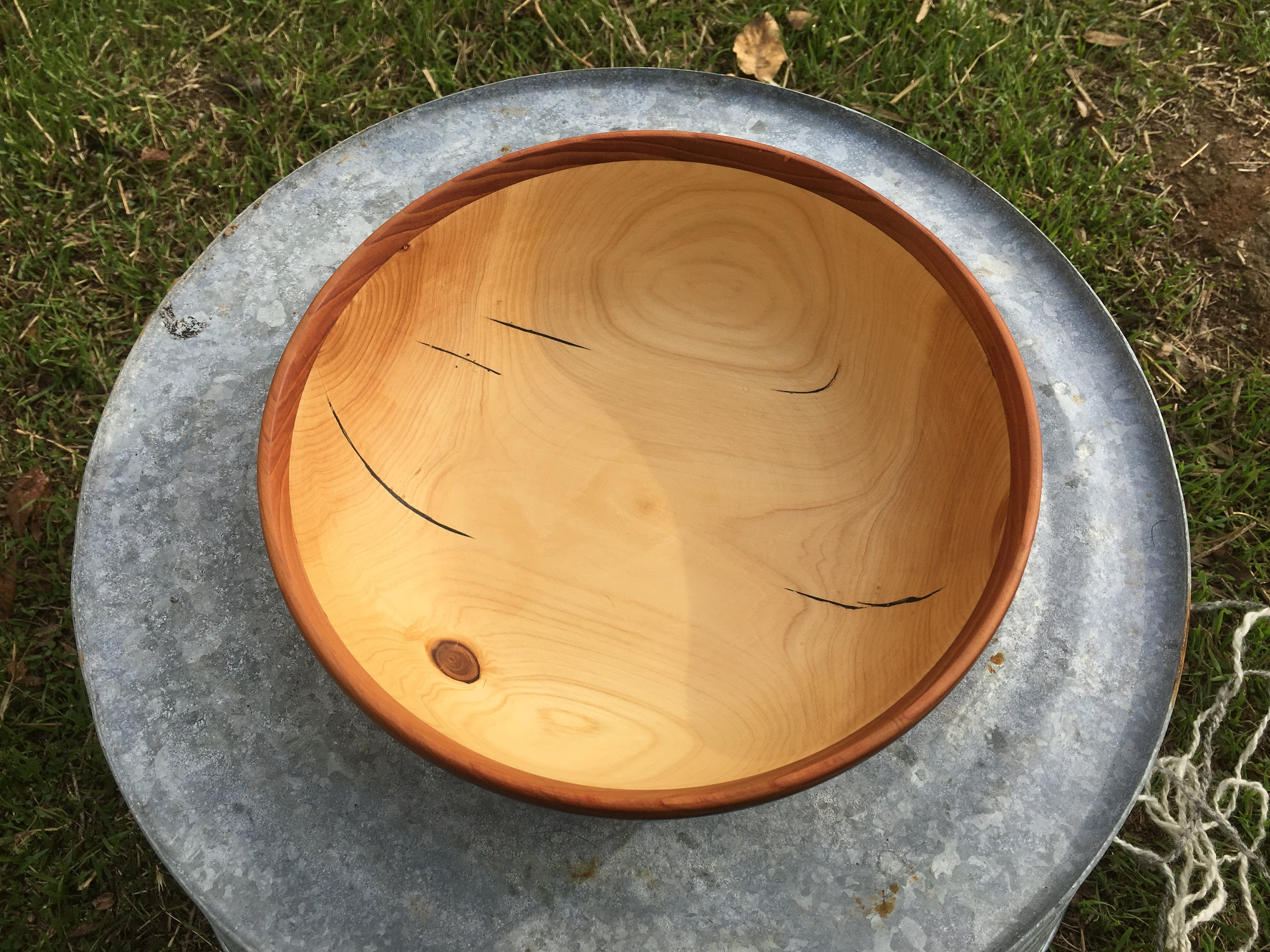 Hand Turned Yarn Bowl Display Bowl Handmade Light Wood With - Etsy ...