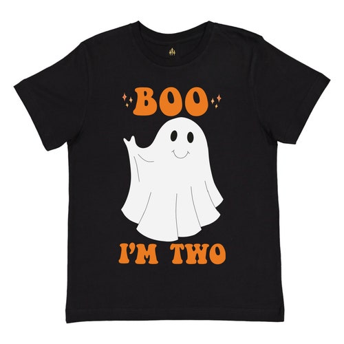 Boo I'm Two Birthday Shirt Halloween 2nd Birthday Shirt - Etsy