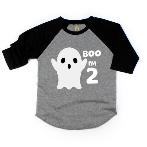 Boo I'm Two Birthday Shirt Halloween 2nd Birthday Shirt - Etsy